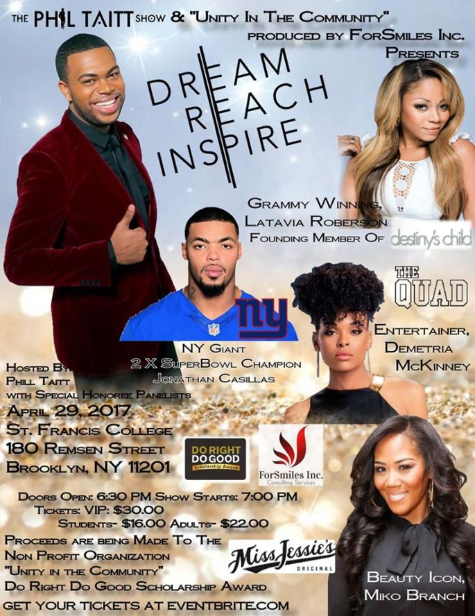 The Phil Taitt Show to Hold Second Annual Dream, Reach, Inspire 2017 ...