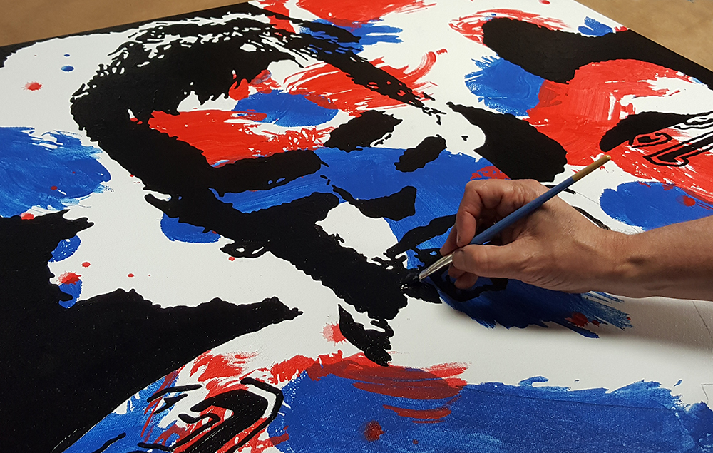 NYC Celebrity Artist Bernard Solco Captures Sports Greatness on Canvas ...