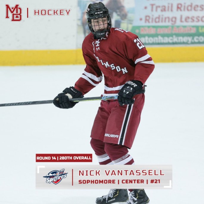 Mo-Beard Hockey Player Nick Vantassell Drafted by Windsor Spitfires of ...