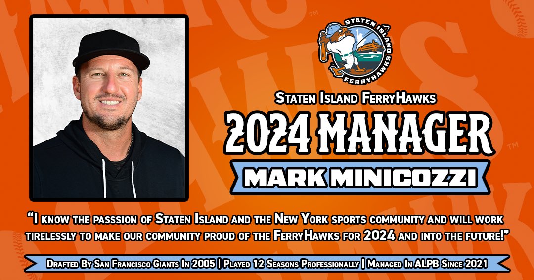 Mark Minicozzi Dubbed New SI FerryHawks Manager – NY NJ Sports World ...