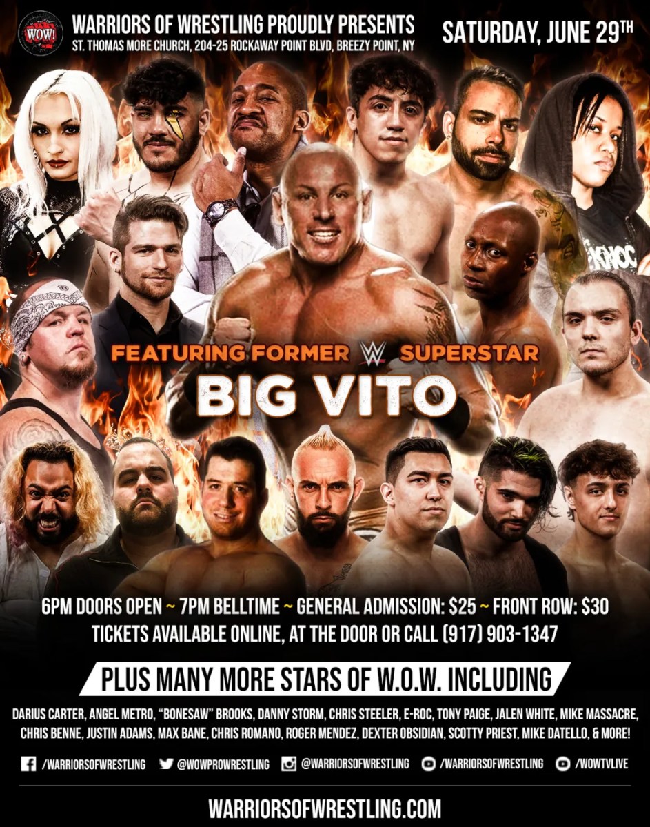Highly Anticipated W.O.W. Tag Team Championship Match at Extreme Heat Event; Big Vito on Card ...