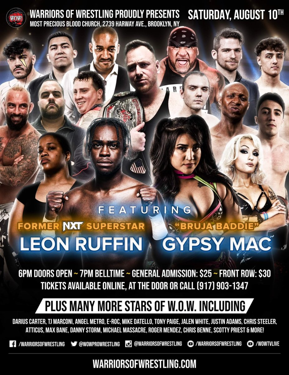 Brooklyn Wrestling: Angel Metro vs. Gypsy Mac vs. Bonesaw Brooks for W ...