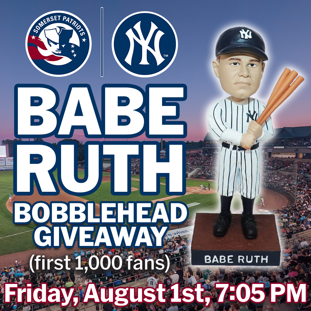 Join the Somerset Patriots for a Special Babe Ruth Bobblehead Night in ...