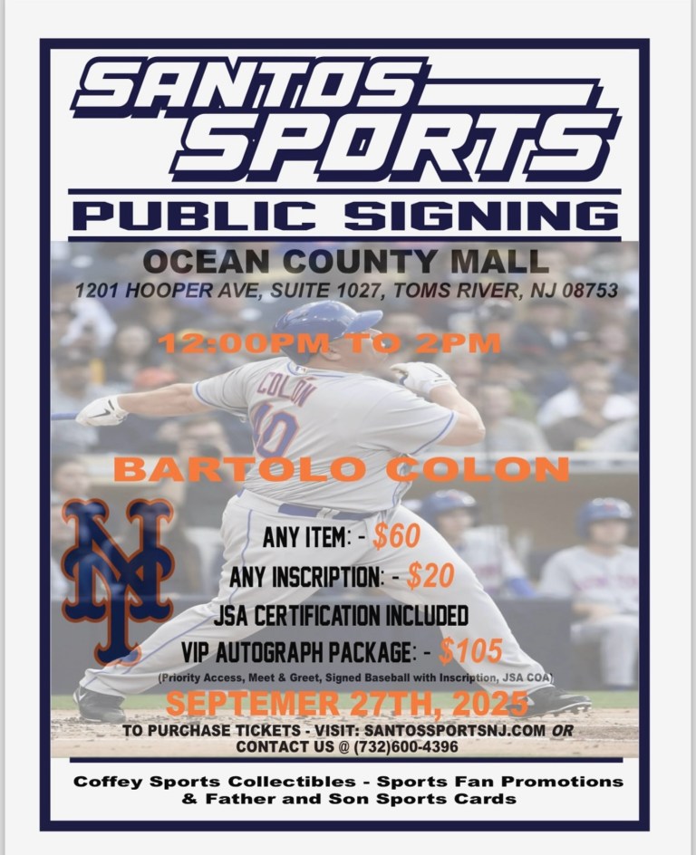 Get Autographs and Meet Big Sexy Bartolo Colon at Public Signing in New ...