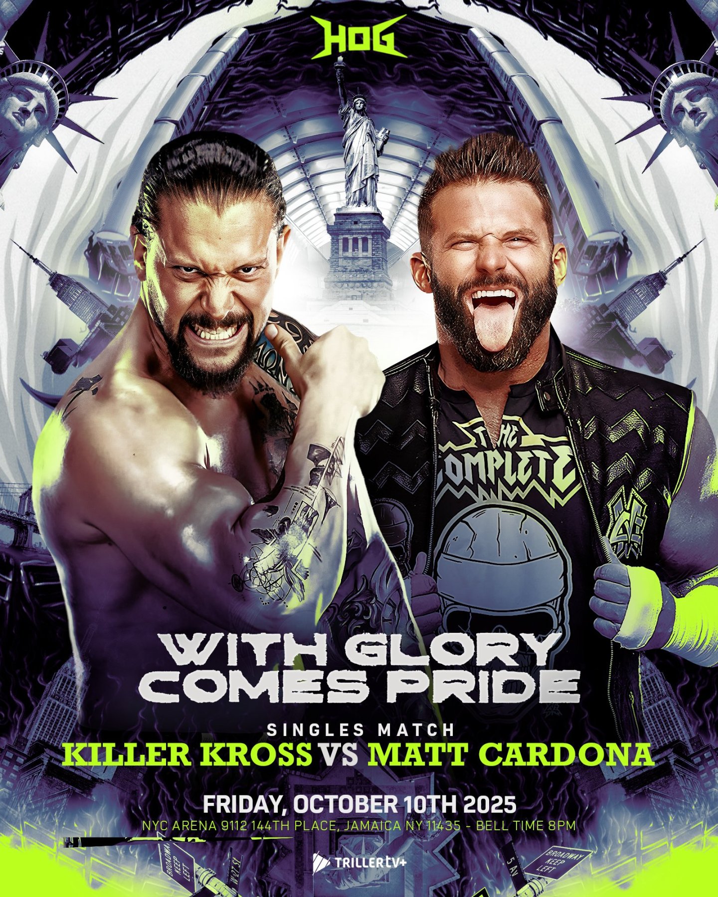 HOG Wrestling: With Glory, Comes Pride Event Sure to Bring the Heat in ...